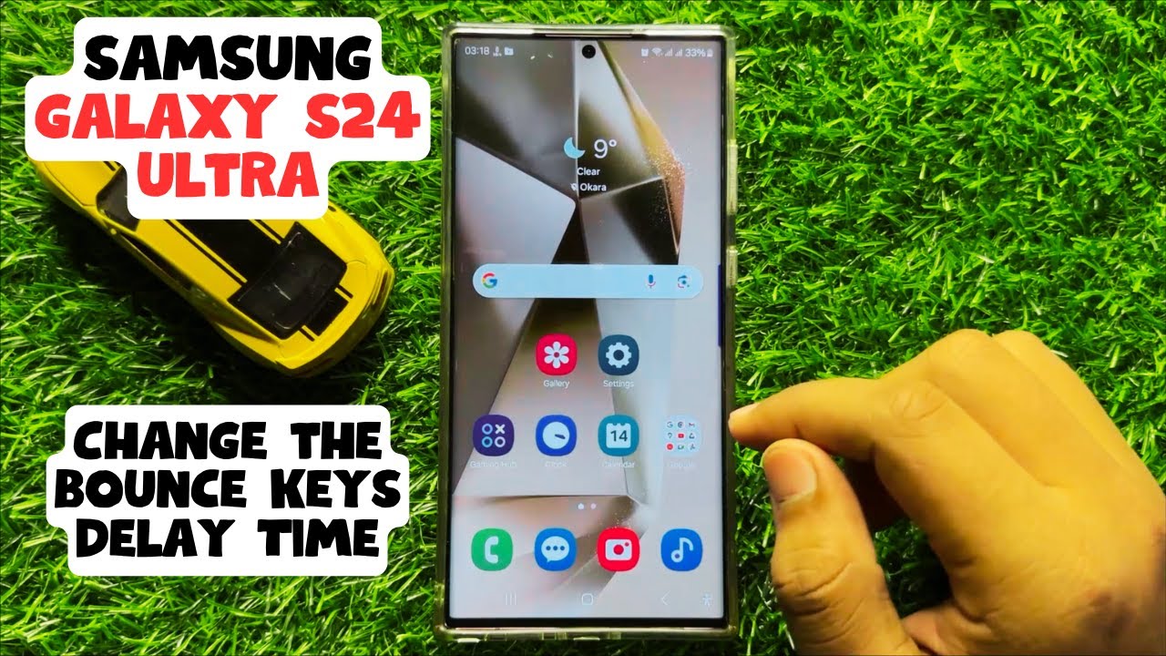 How to Change the Bounce Keys Delay Time Samsung Galaxy S24 Ultra - YouTube