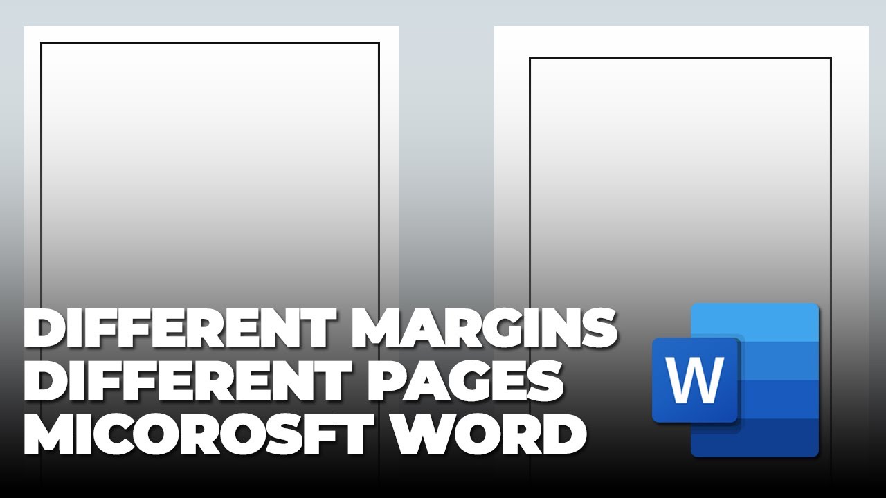 How to set different margins on different pages in word || BACK-SPACE ...