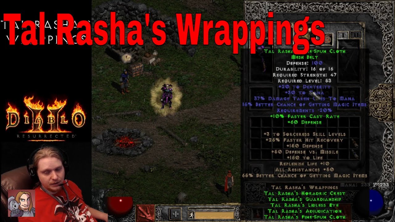 Hyped For D2R - Tal Rasha's Wrappings Set - YouTube