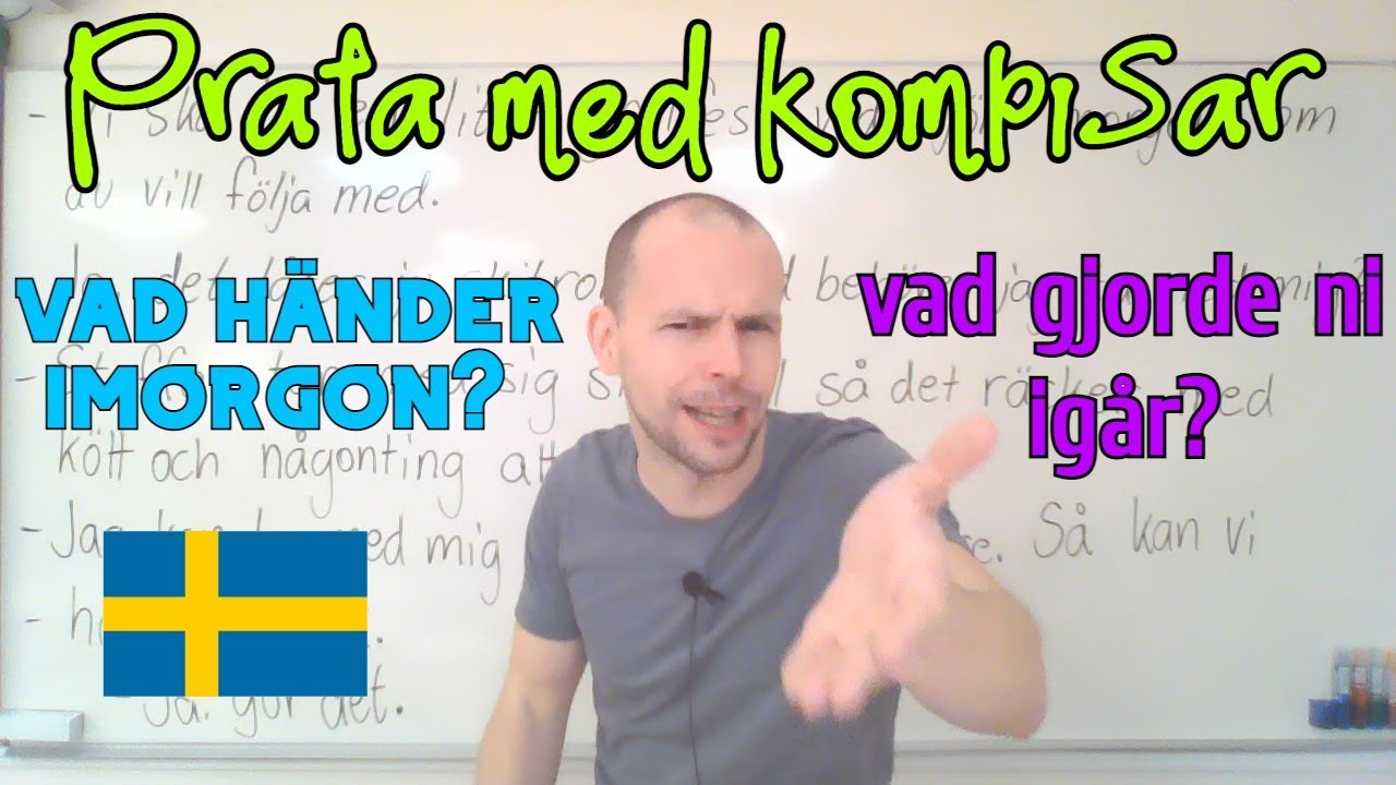 Prata med kompisar (dialog, C-kurs) SFI - YouTube