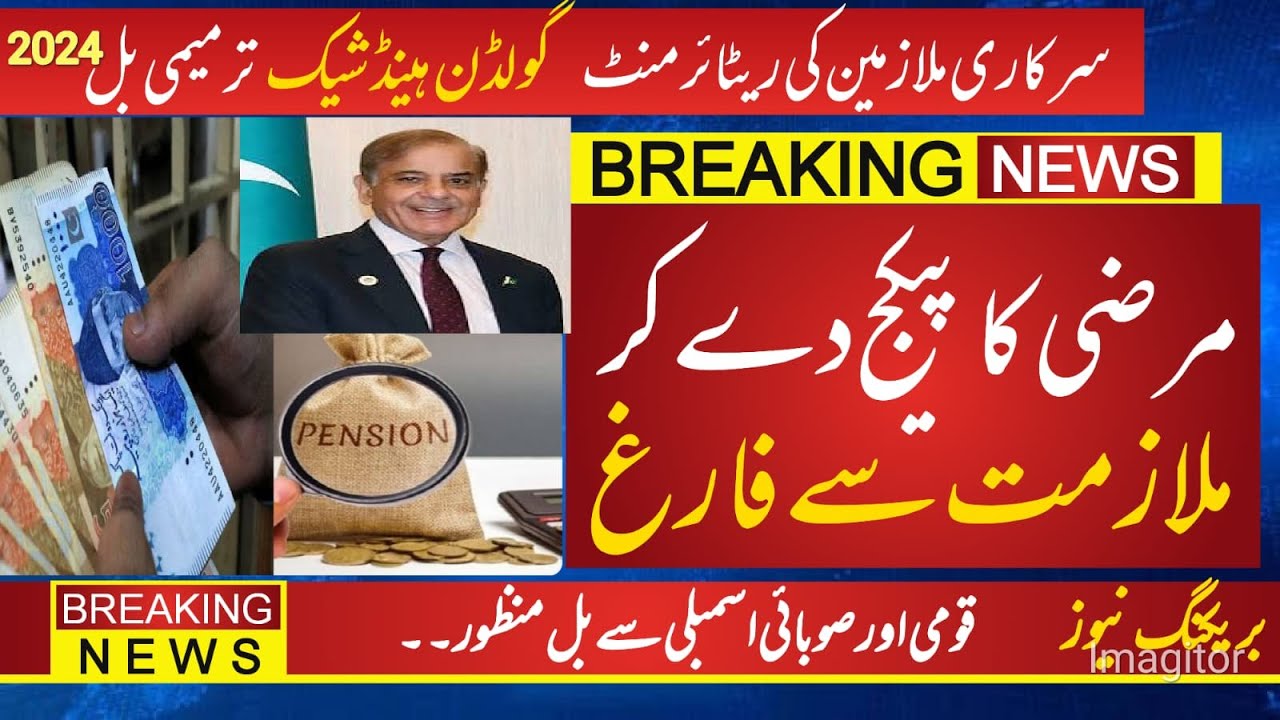 Amendment in civil servant act 1973 || golden handshake scheme for ...