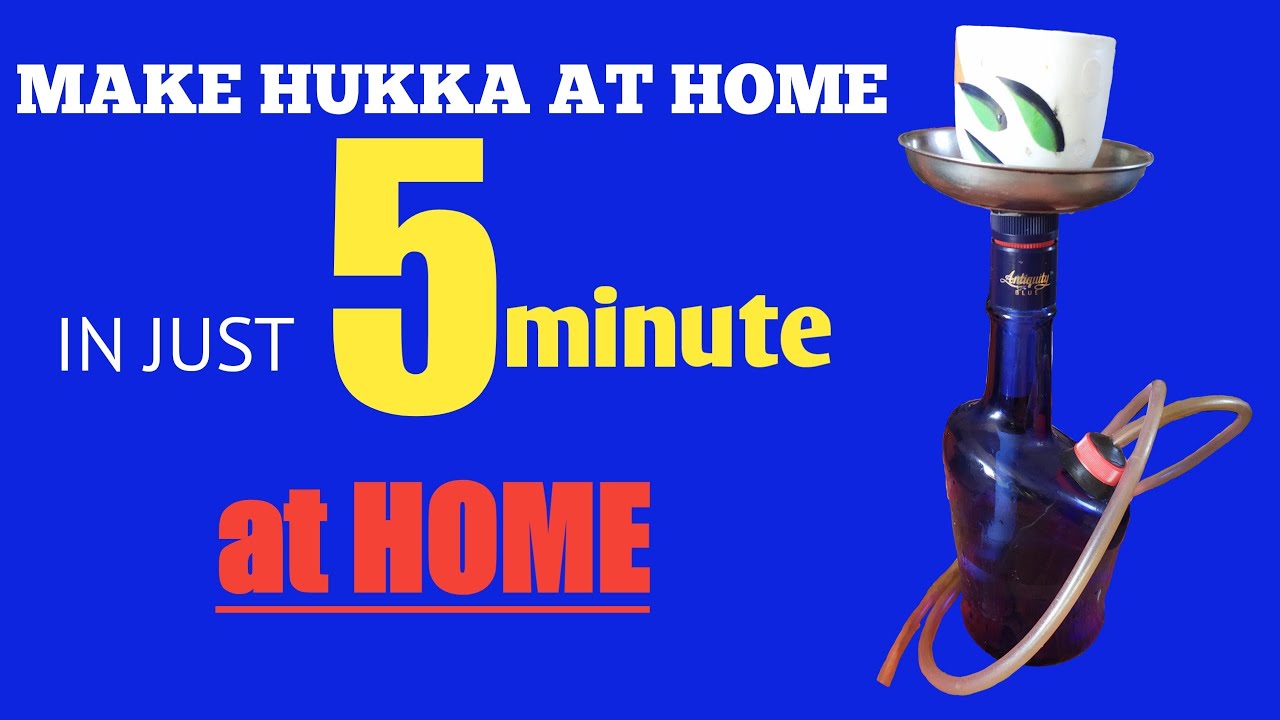 Make Hukka At Home In Just 5 Minutes - YouTube