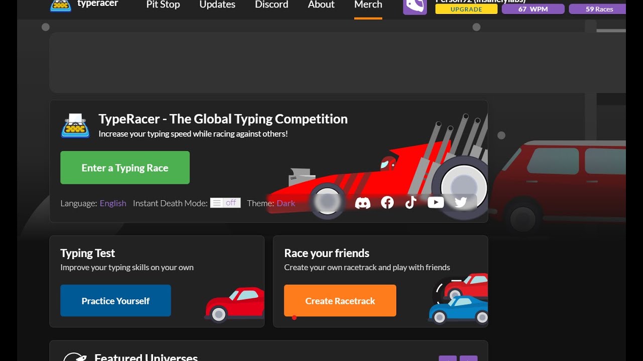 Keyboard Racing 2023 (Live)🔴 - YouTube