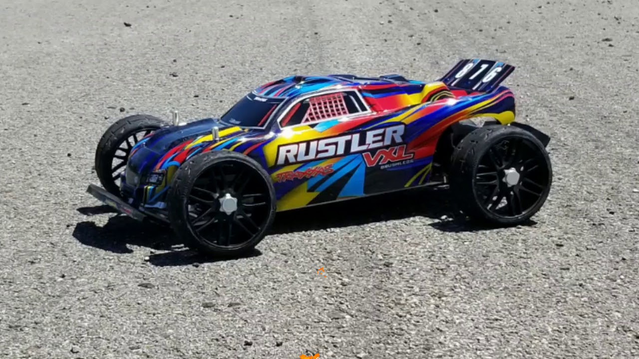 MAMBA RUSTLER SPEED RUN'S 6S POWER 93 MPH - YouTube