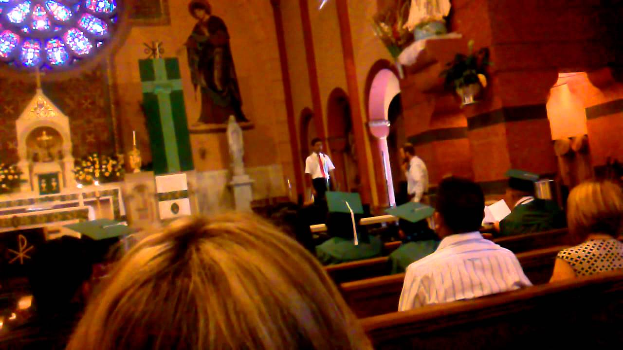 Derick Castro @ St. Cecilia Graduation 2013 - YouTube