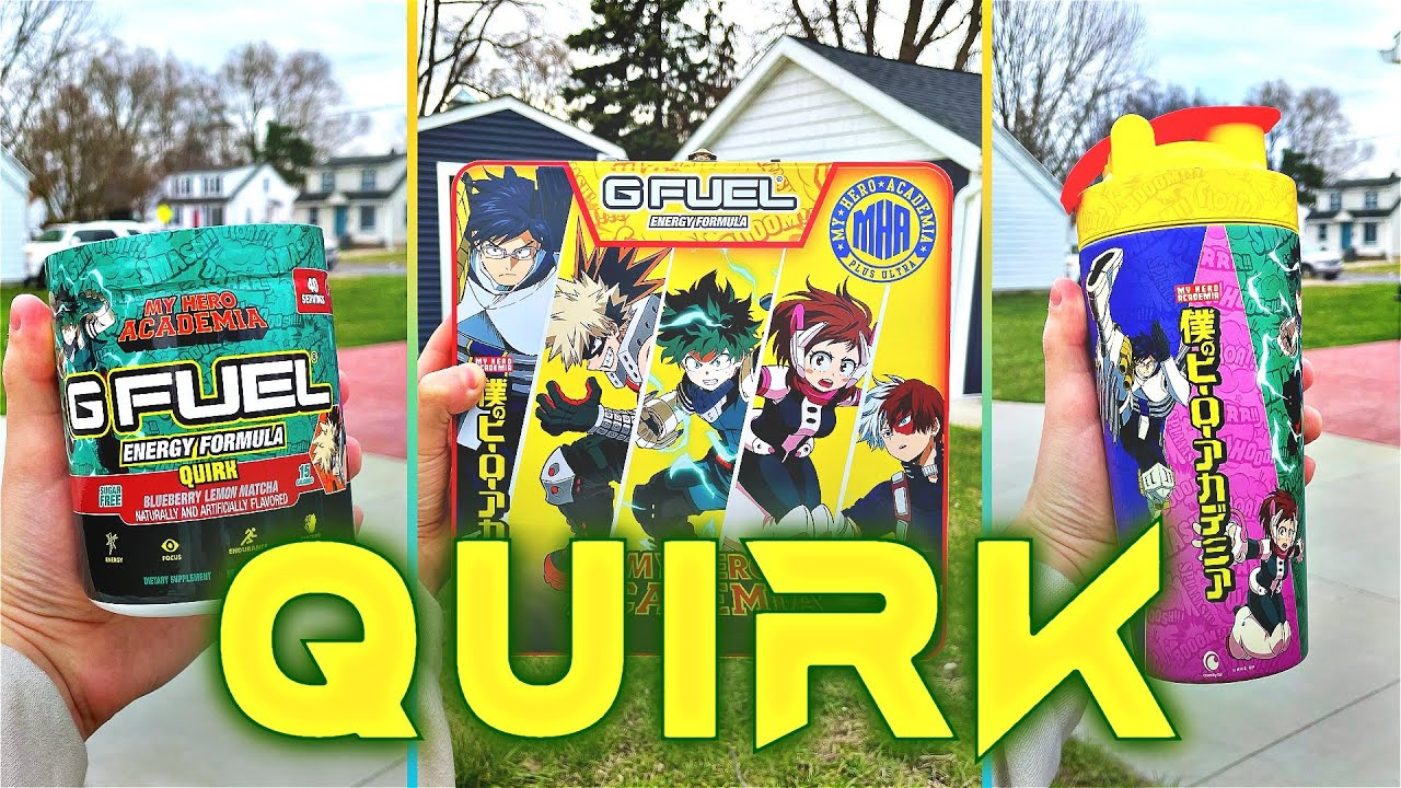NEW My Hero Academia Quirk GFUEL Flavor Review! - YouTube
