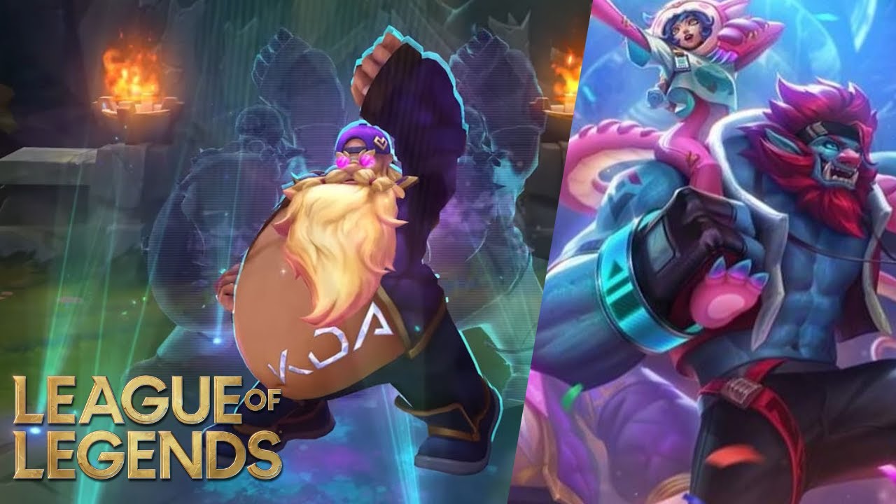 NOVAS SKINS: GRAGAS KDA,NEEKO COSPLAY E TRUNDLE FÃ DE E-SPORTS/# ...