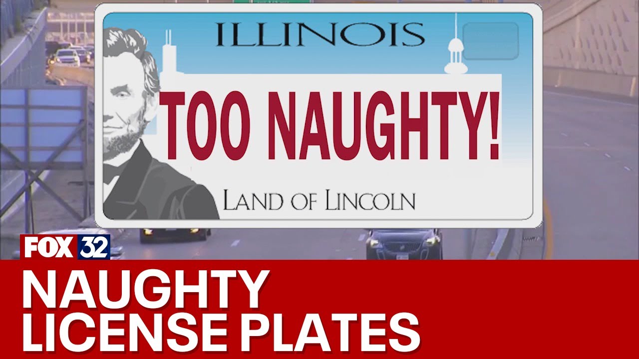 Illinois reveals 'naughty' license plate list for 2023 - YouTube