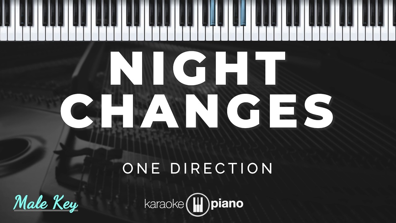 Night Changes - One Direction | KARAOKE PIANO - MALE KEY - YouTube