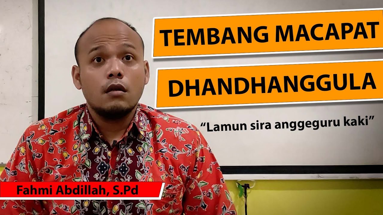 Tembang Dhandhanggula Lirik dan Artinya Bahasa Indonesia - Fahmi ...