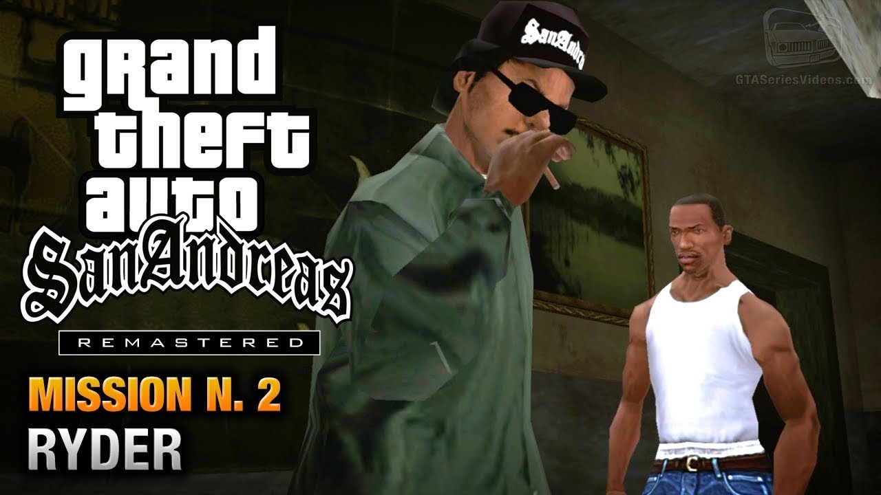 GTA San Andreas - Ryder Mission Walkthrough | CJ Meets Ryder (Full ...