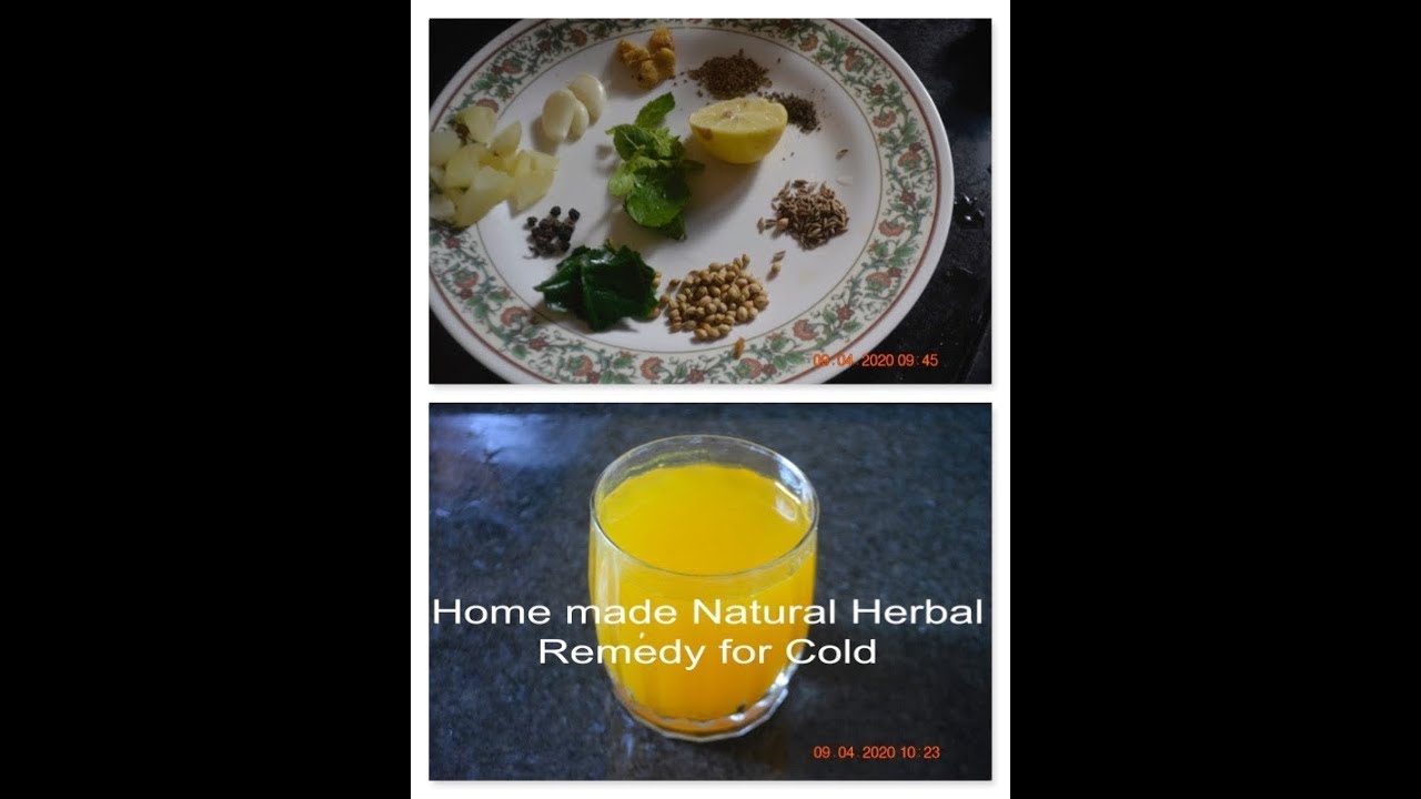 Natural Home made Cold Remedy Syrup - YouTube