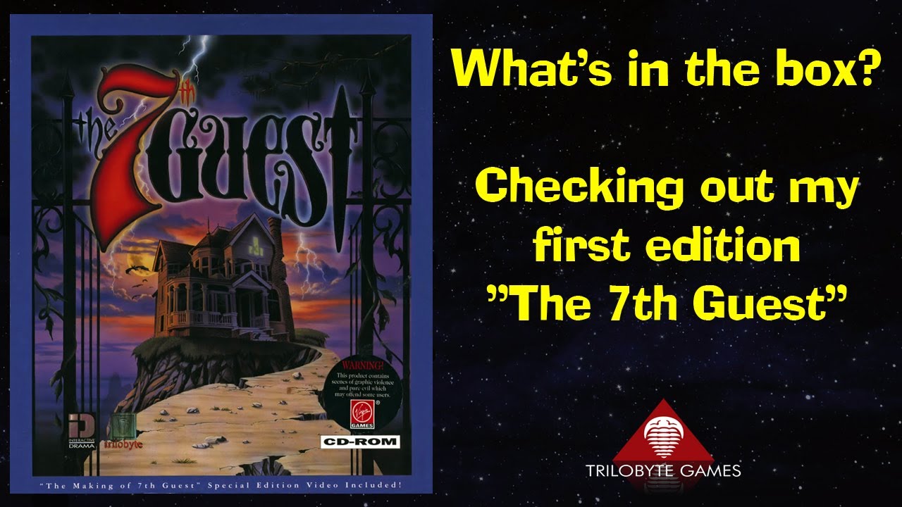 The 7th Guest (1993) Big Box PC Game – History, Unboxing & Trilobyte ...