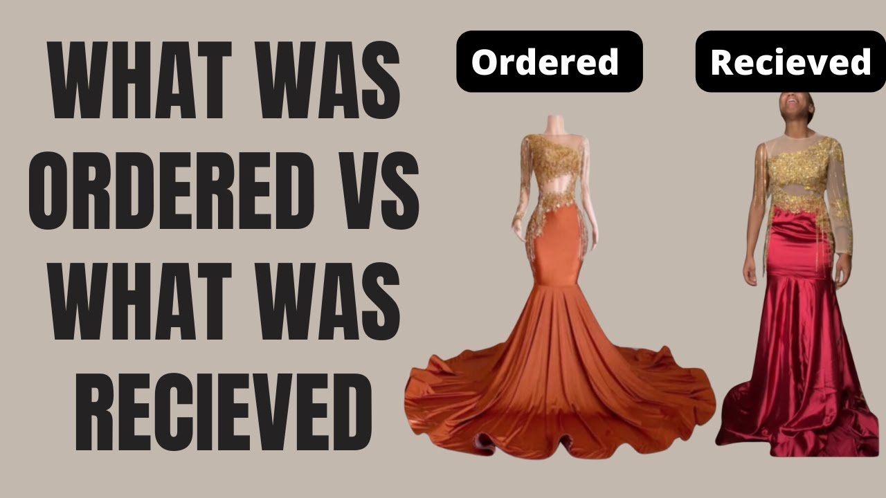 What was ordered vs What was received.. Prom Edition - YouTube