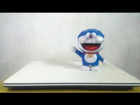 How To Make Papercraft Doraemon - YouTube