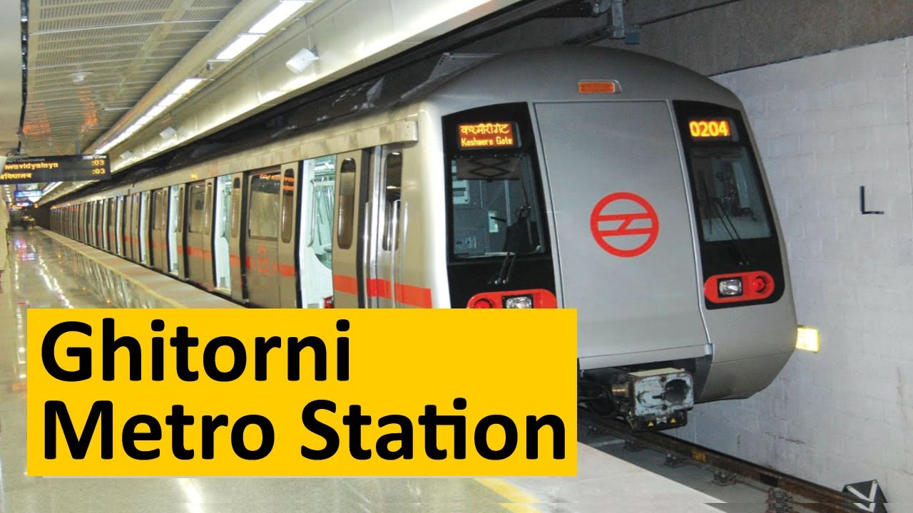 Ghitorni metro station - Platform, Parking, ATM, Facilities, Exit gates ...