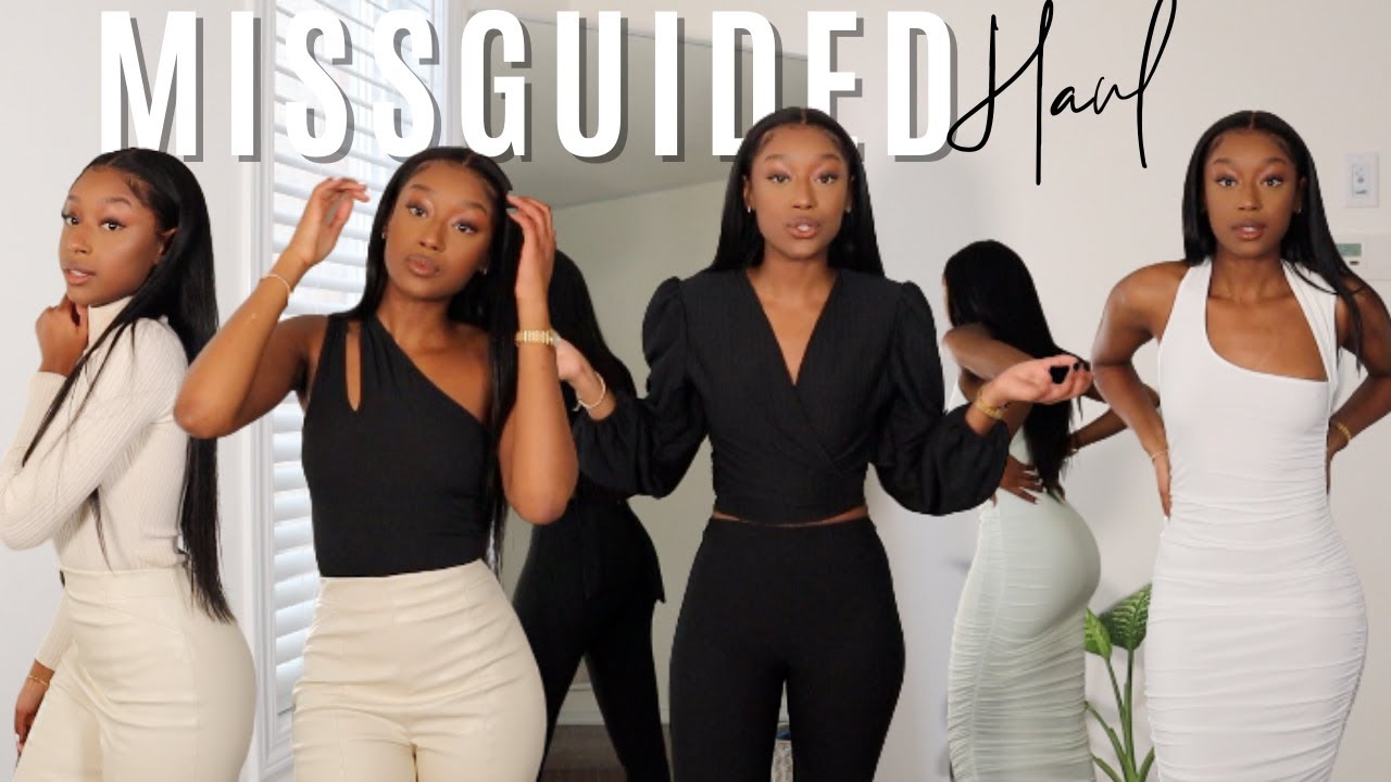 MISSGUIDED TRY- ON HAUL 2020 I GOING OUT + LOUNGEWEAR I Fatima Bah ...