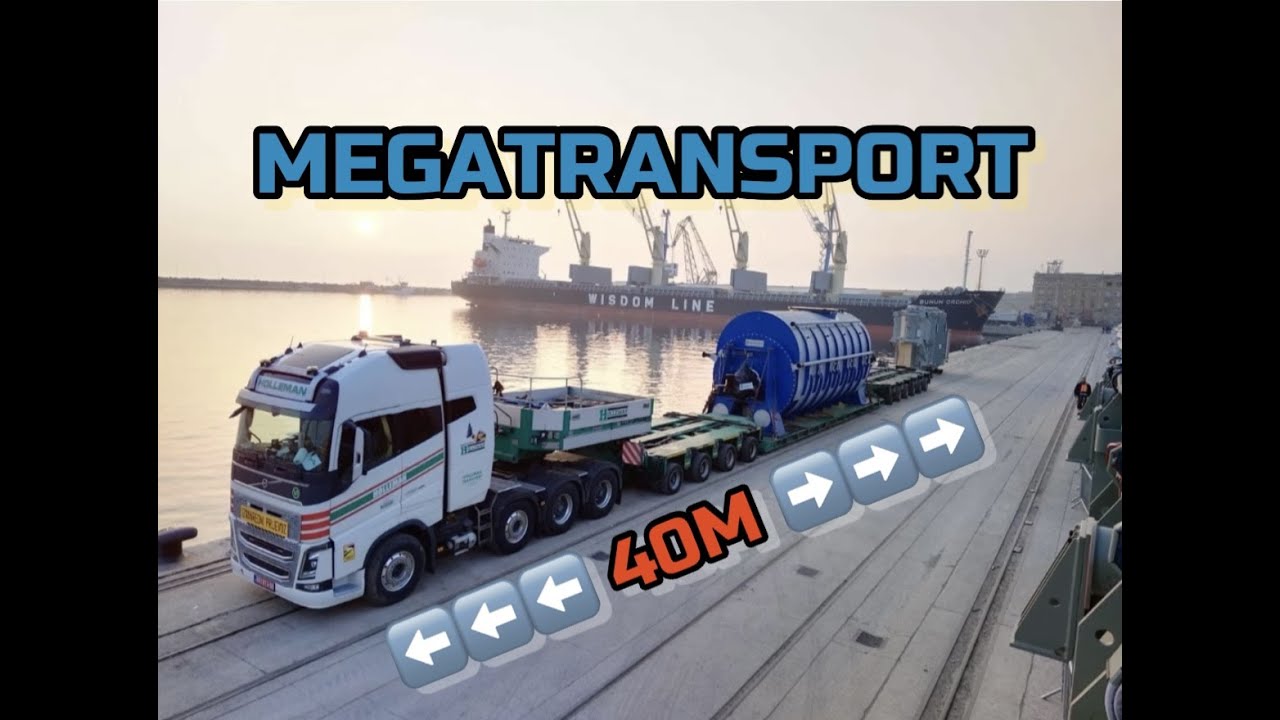 **MEGATRANSPORT** 40m Dužina=170t 💪💪💪 - YouTube