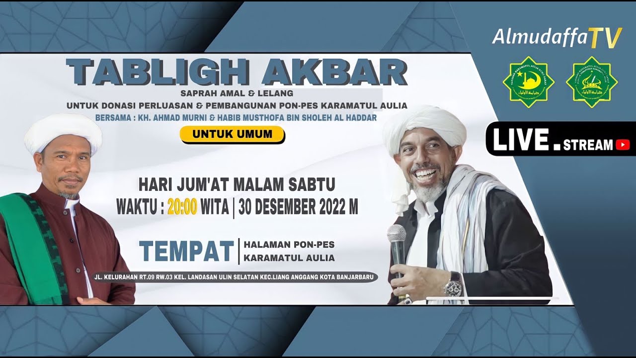 🔴LIVE TABLIGH AKBAR SAPRAH AMAL DAN LELANG - YouTube