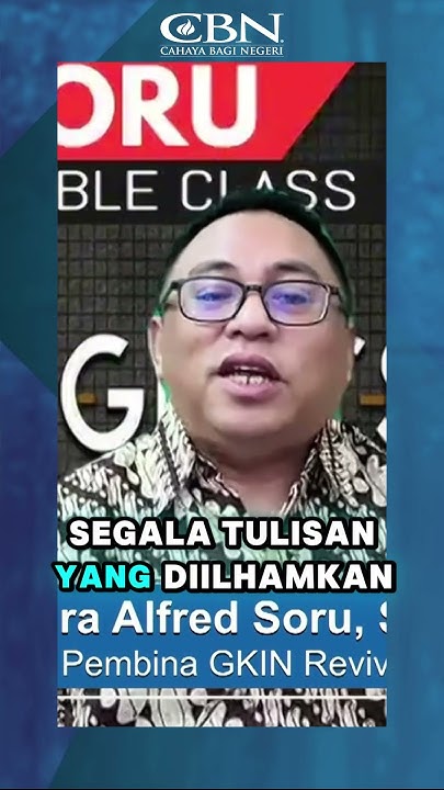 Pdt. Esra Alfred Soru - Setan Juga Pakai Ayat Alkitab! | CBN Expert - YouTube