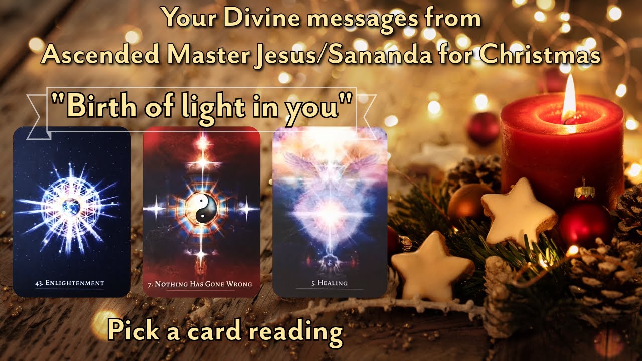 Christmas Messages from Ascended Master Christ/Sananda🙏How Christ Light ...