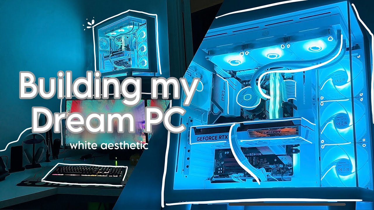 [ID/EN] Building my dream PC | $1500 white aesthetic 🤍 RTX 4060, Ryzen ...