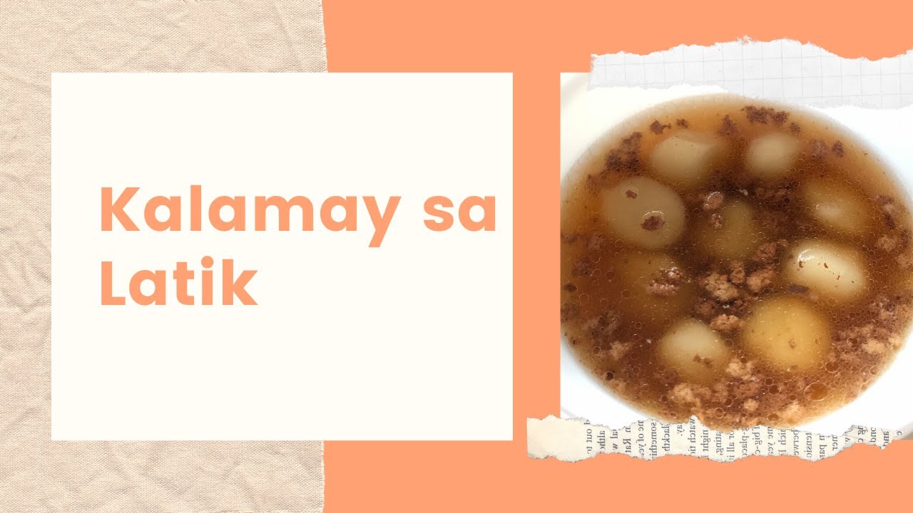 How To Cook Kalamay Sa Latik Youtube