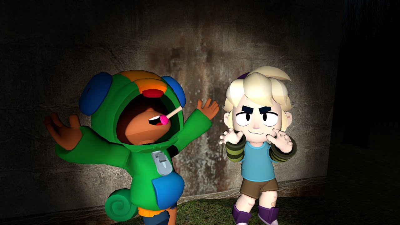 Leon and Gus get SPOOKY (Brawl Stars G-Mod Animation) - YouTube