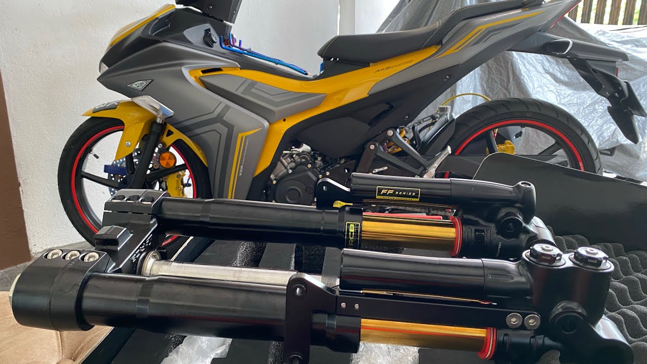 Unboxing - Motogp Fork (RCB FF Series) for Y16ZR - YouTube