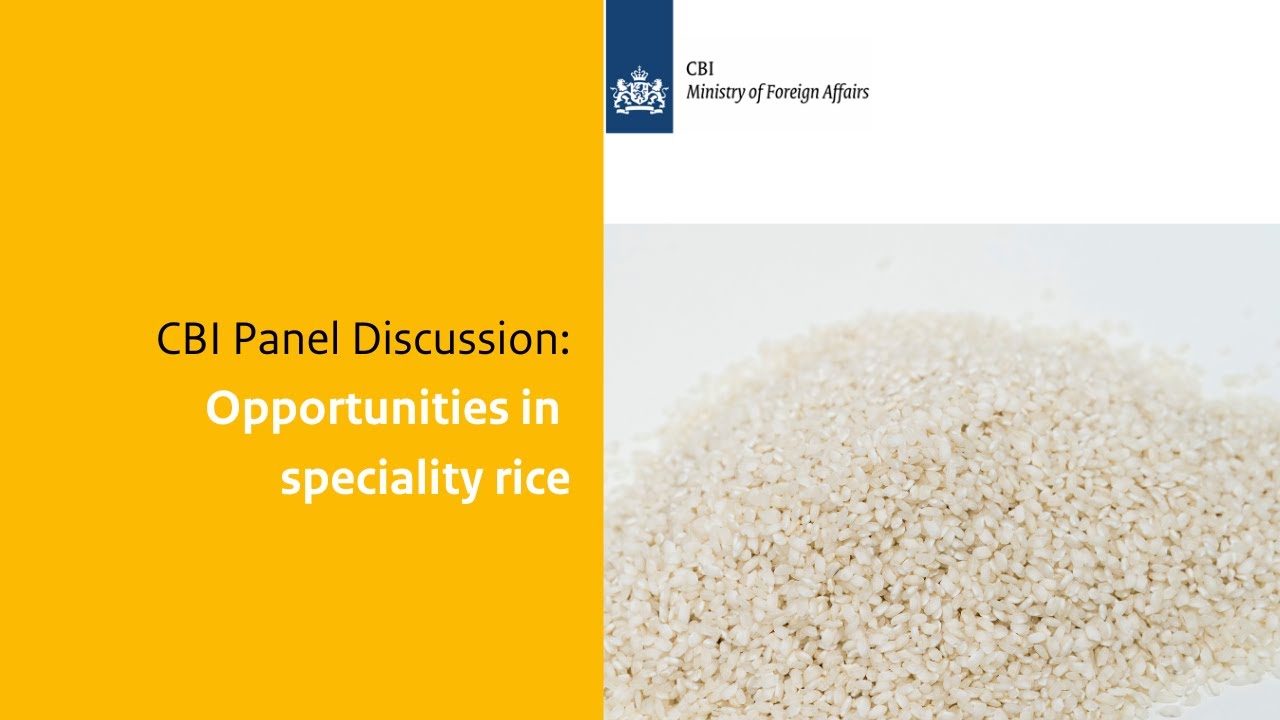 CBI Panel Discussion: Opportunities in speciality rice - YouTube
