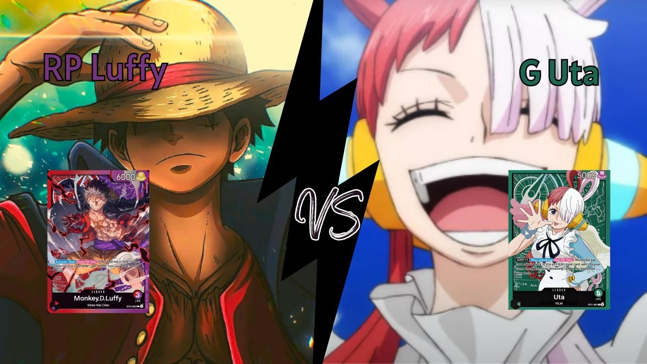 RP Luffy Vs G Uta - One Piece TCG- OP5 - YouTube