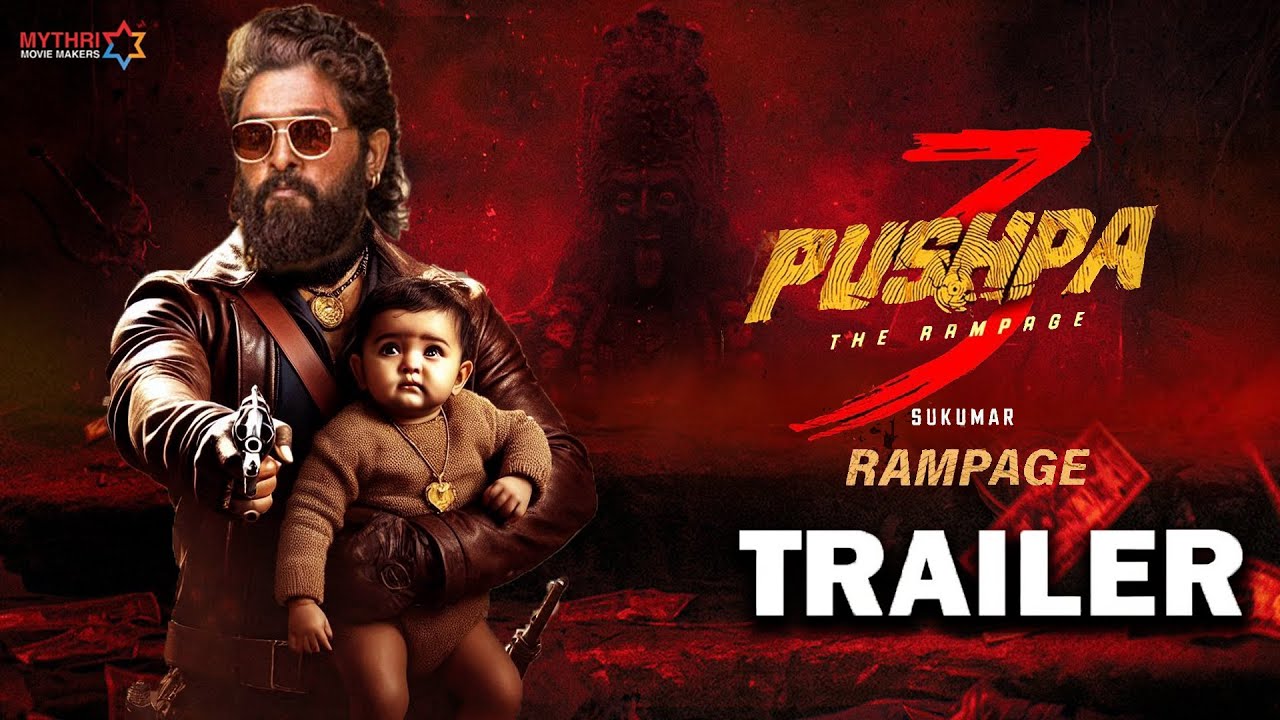 Pushpa - 3 The Rampage | Official Trailer | Allu Arjun | Sukumar ...