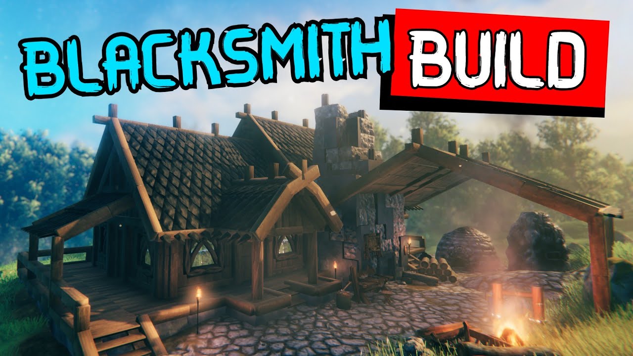 How to Build a Late Game Blacksmith | Valheim - YouTube