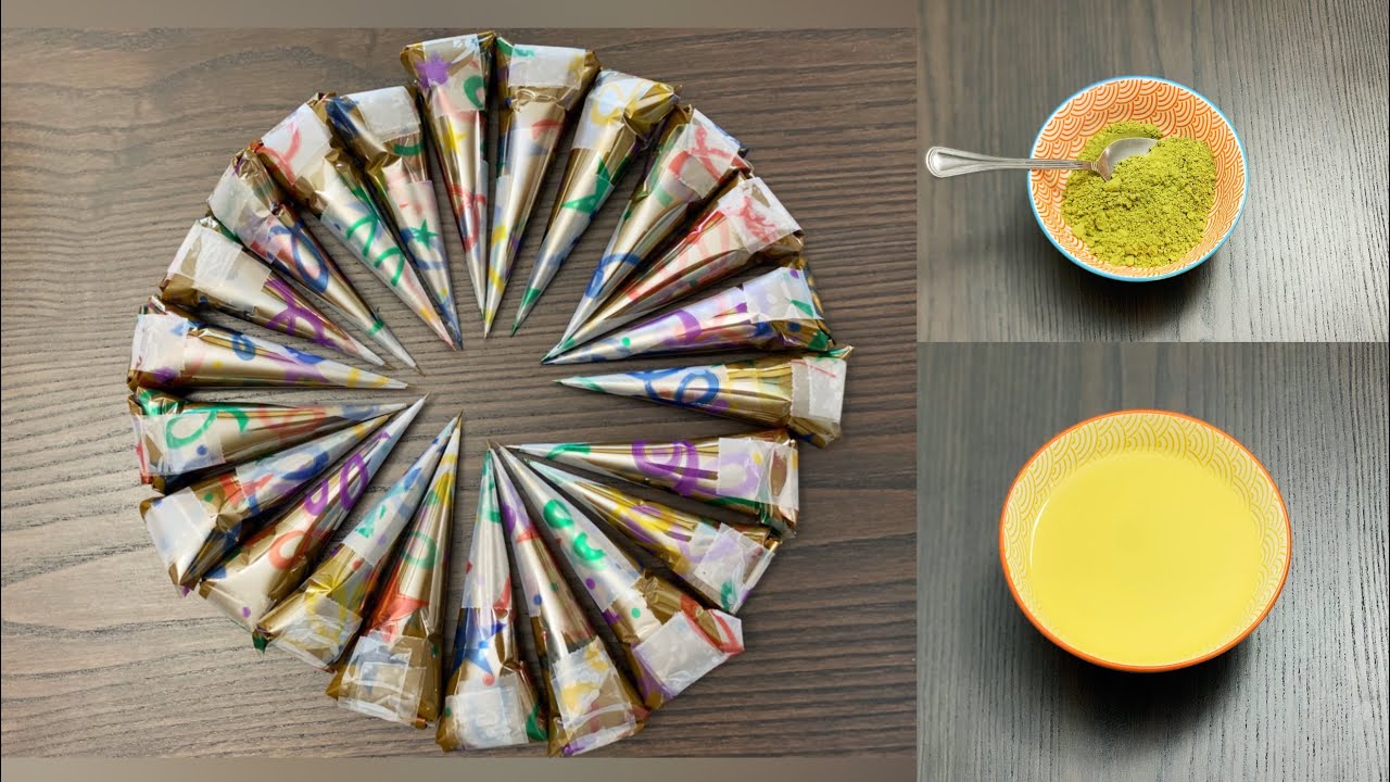 MAKE YOUR OWN MEHNDI CONES HENNA MEHENDI PASTE MAKING RECIPE METHOD 3 make-your-own-mehndi-cones-henna-mehendi-paste-making-recipe-method-3