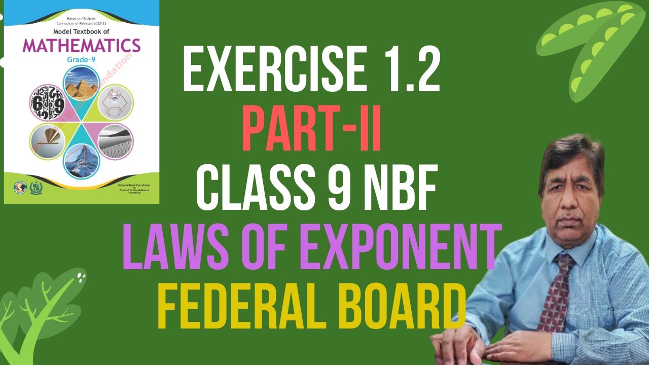 Class 9 Maths Chapter 1 Exercise 1.2 New Book|National Book Foundation Class 9 Maths|Math ...