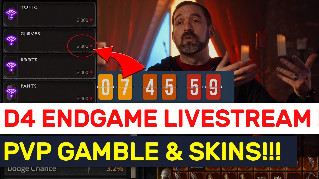 NEW Diablo 4 ENDGAME Official Livestream!!! NEW INFO & Teasers!! - YouTube