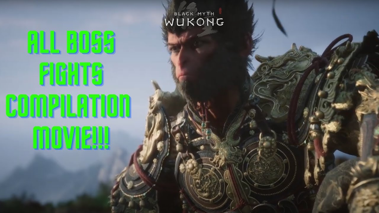 Black Myth: Wukong - All Boss Fights Compilation Movie - YouTube