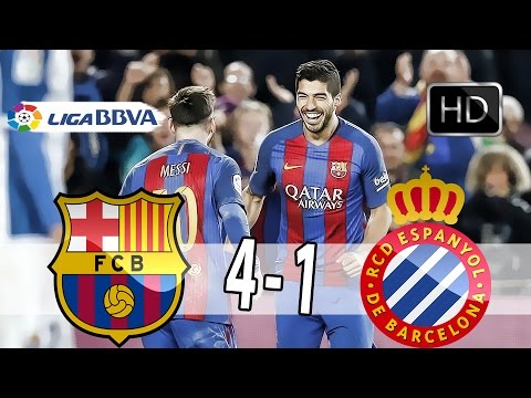 Goals Barcelona vs Espanyol 4-1 { Full Screen }  Suspended { Arabic }  HD