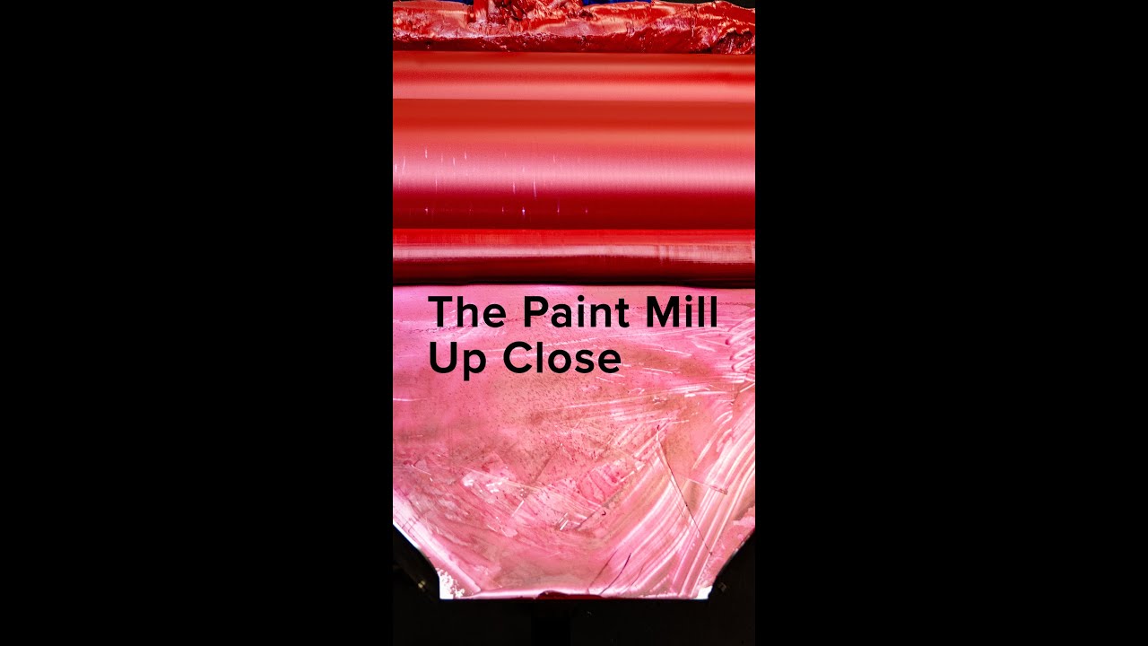 How Raw Pigment Becomes Artist Paint: The Three-Roller Mill - YouTube