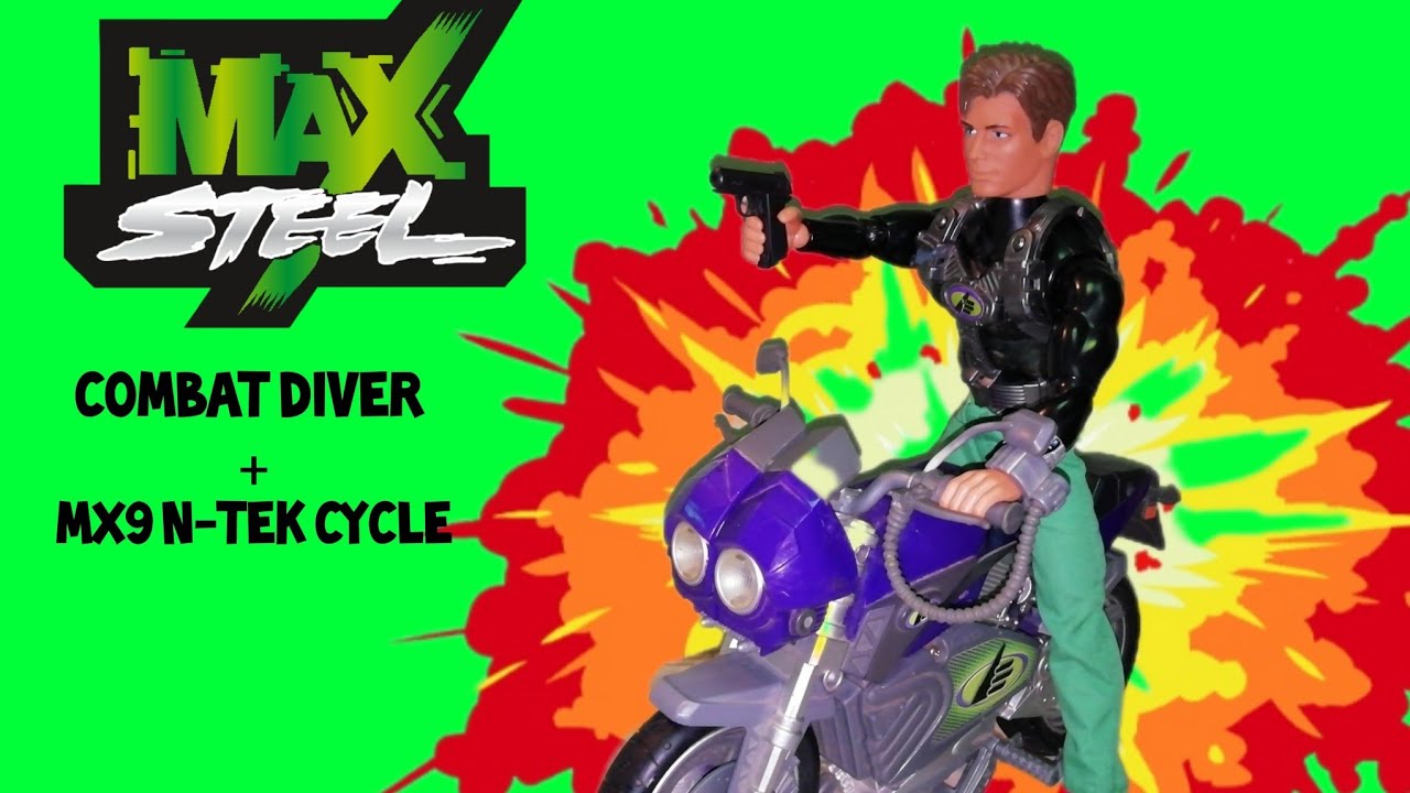 Max Steel combat diver con moto ¡¡Umboxing!! - YouTube