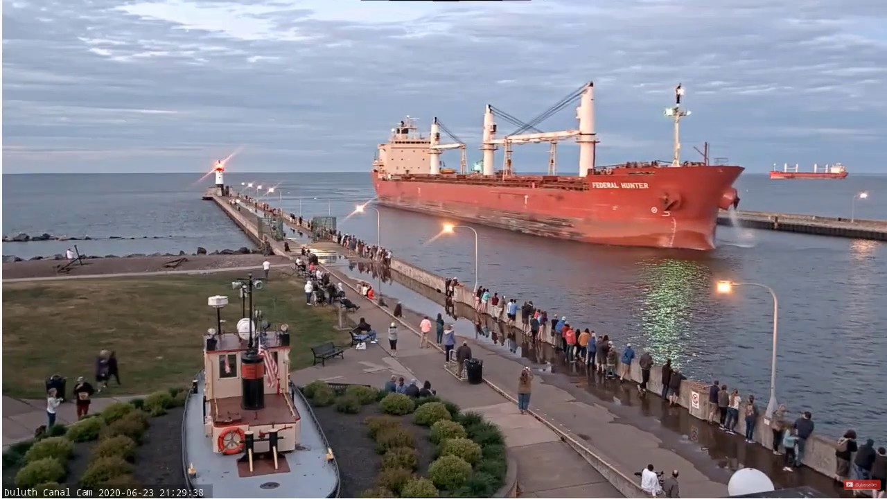 Federal Hunter arrived Duluth 06/23/2020 - YouTube