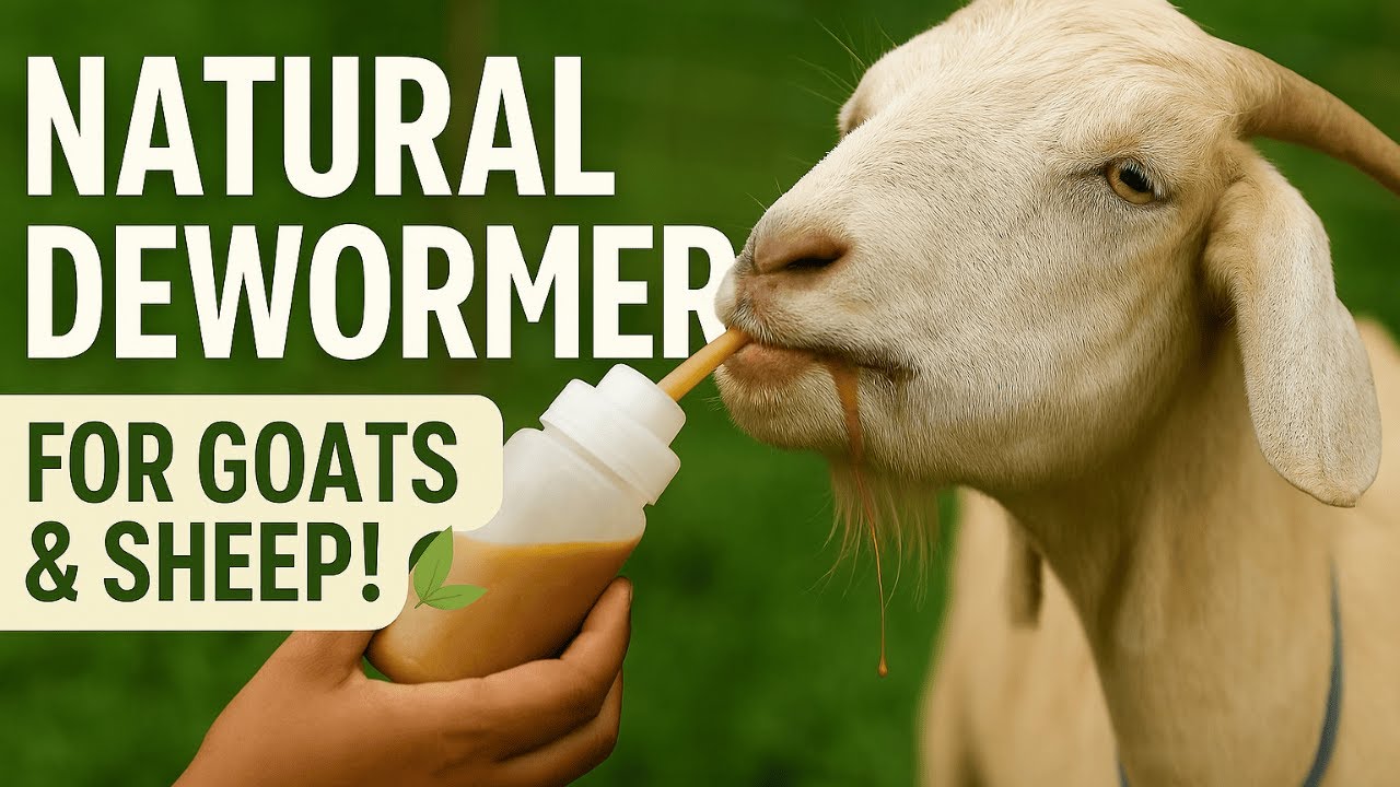 How I Deworm Goats & Sheep Naturally With This Easy Mix! - YouTube