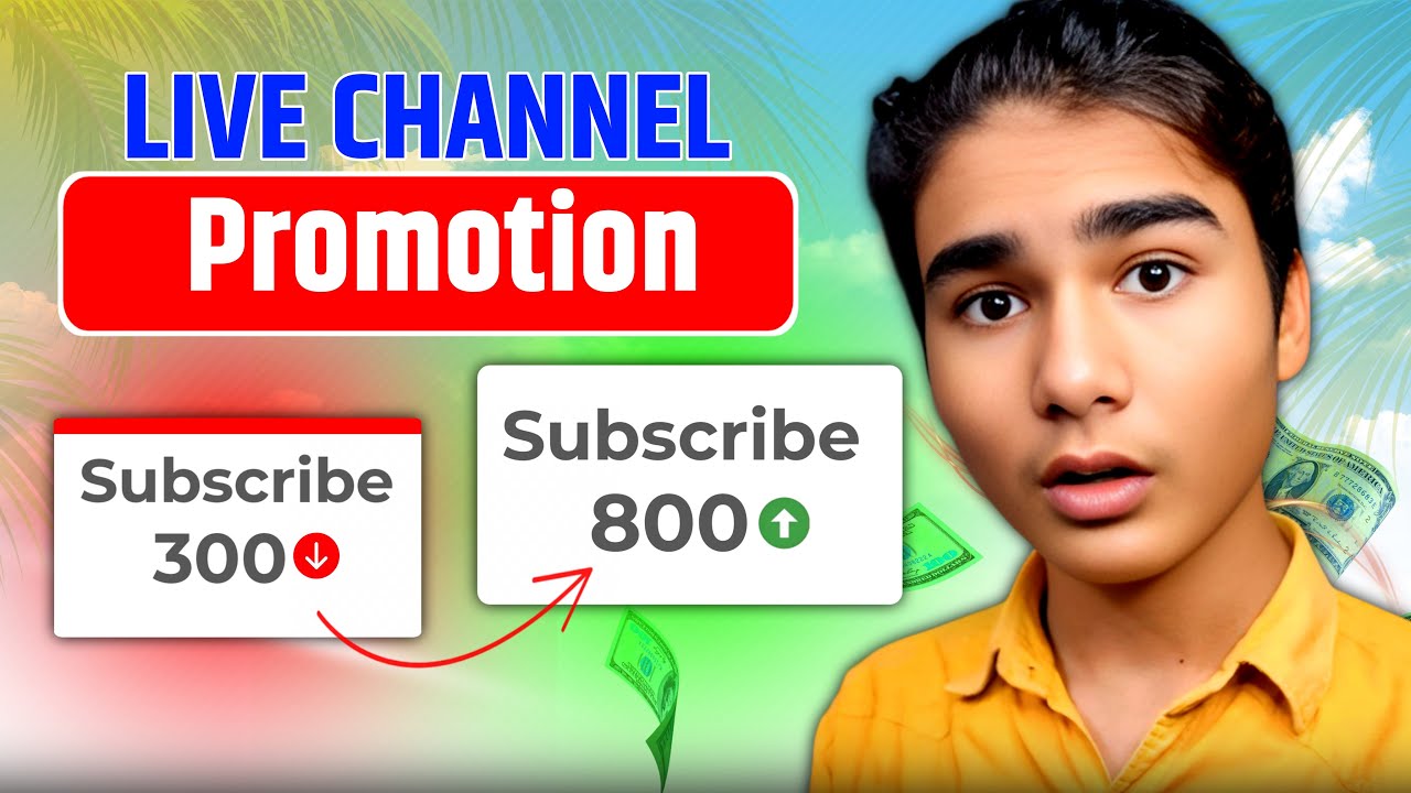 Live channel promotion - YouTube