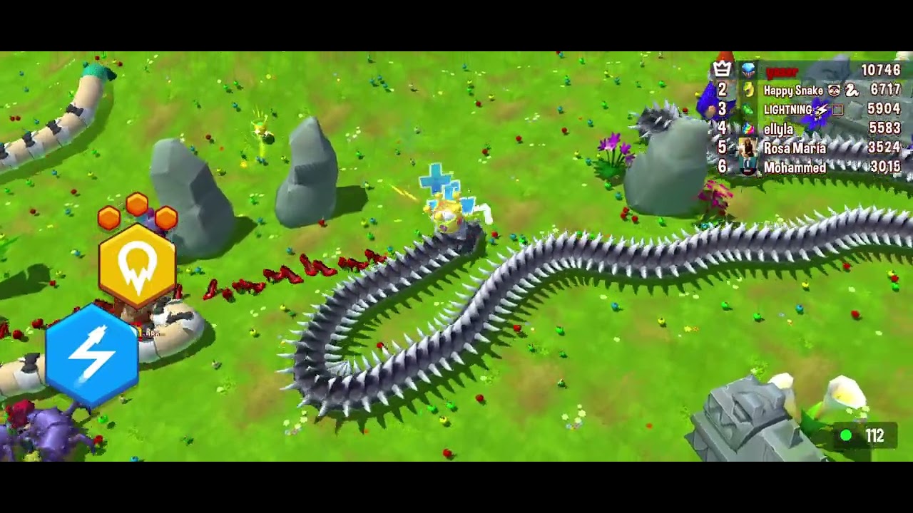 Snake rivals season 17 fire dragon snake fan vip gameplay #1 - YouTube