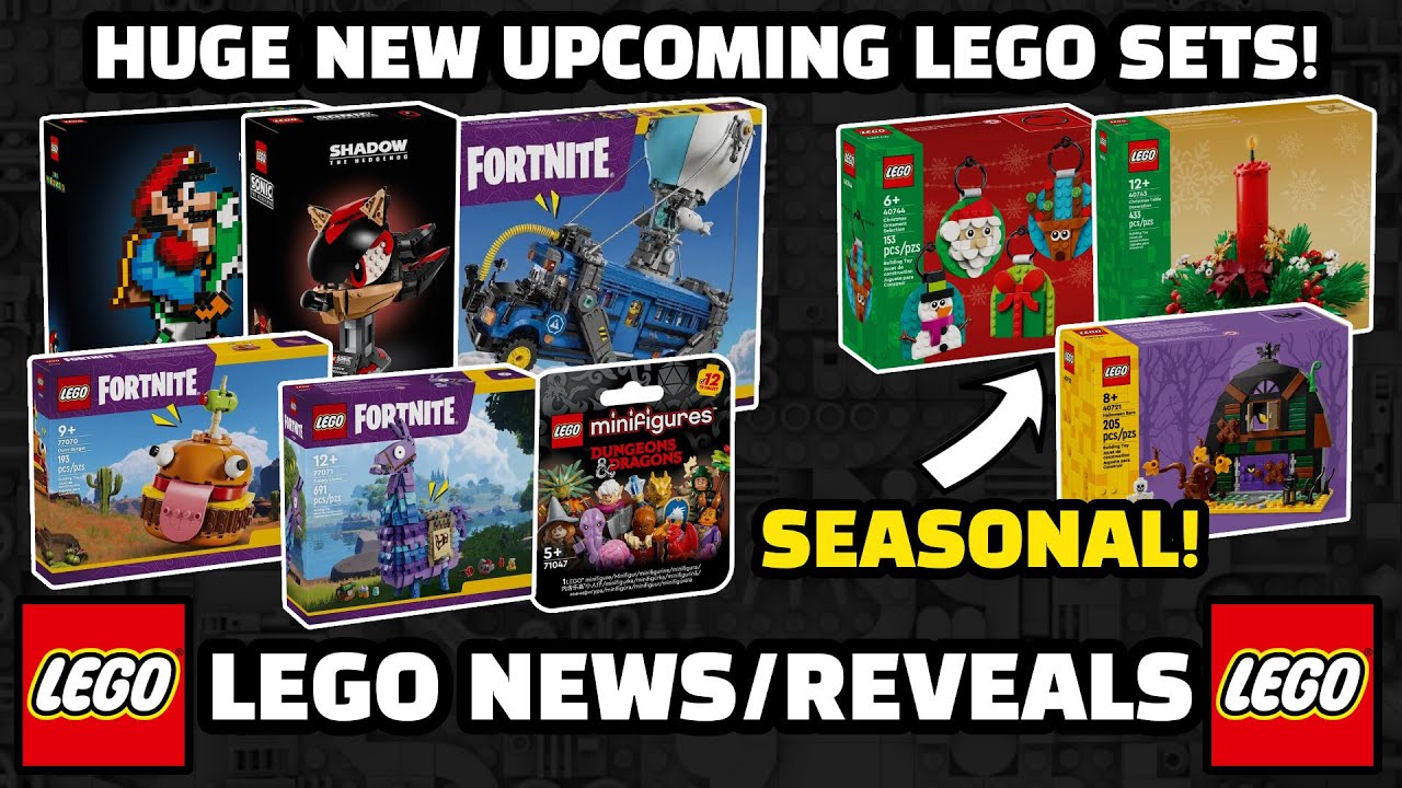 HUGE New and Upcoming LEGO Sets | Official Reveals! | Seasonal Sets ...