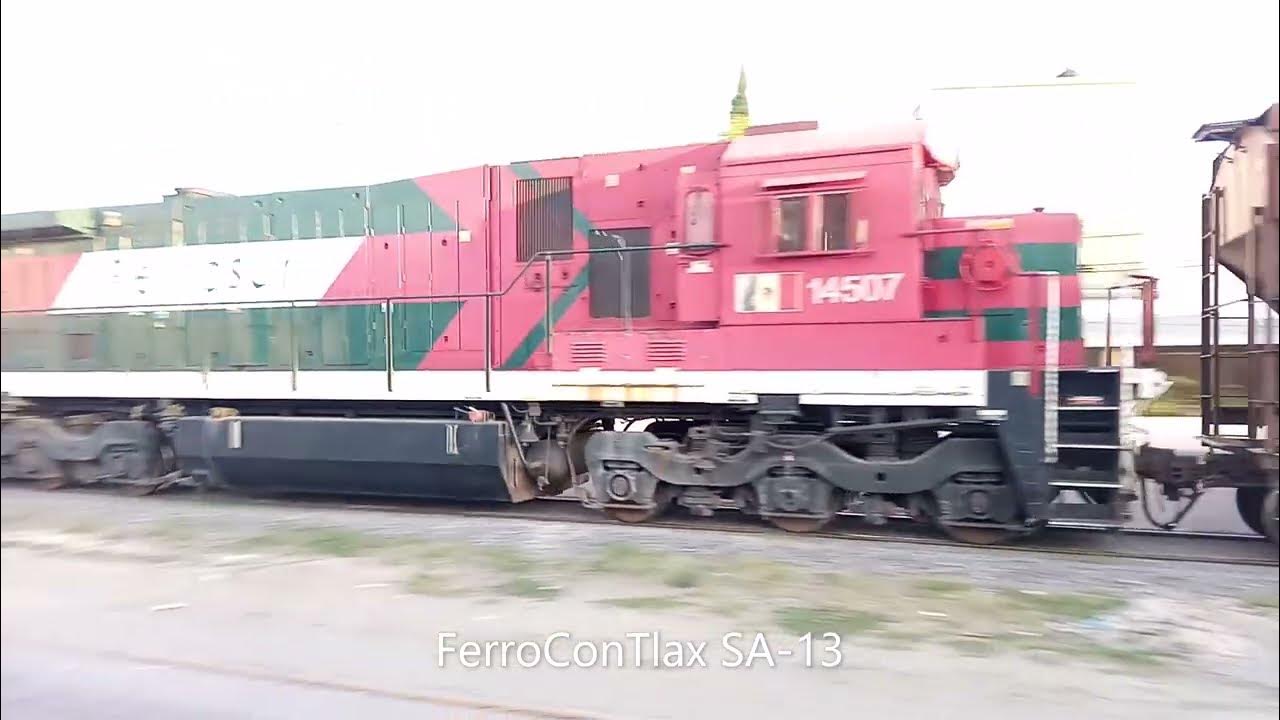 Tren Directo rumbo a Puebla con 3 Ferrosur. - YouTube