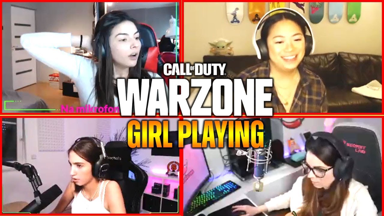 Warzone Girl Gamer Compilation #5 (Funny Fails & Best Moments) - YouTube