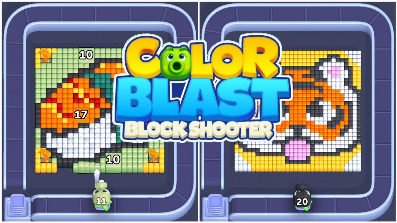 Color Blast Block Shooter Levels 43-47 / Check Out The Speed! - YouTube
