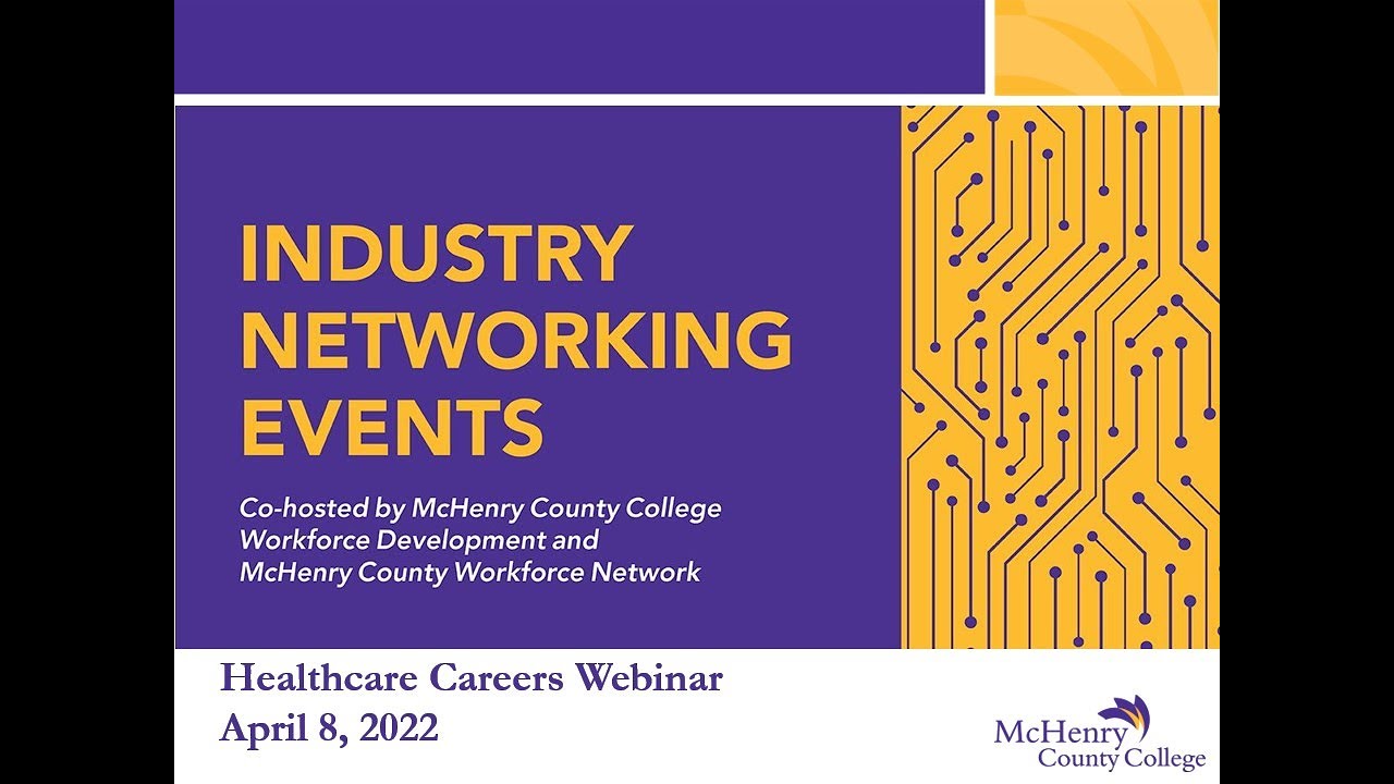 Industry Networking Events: Healthcare Careers Webinar. 4/8/2022 - YouTube