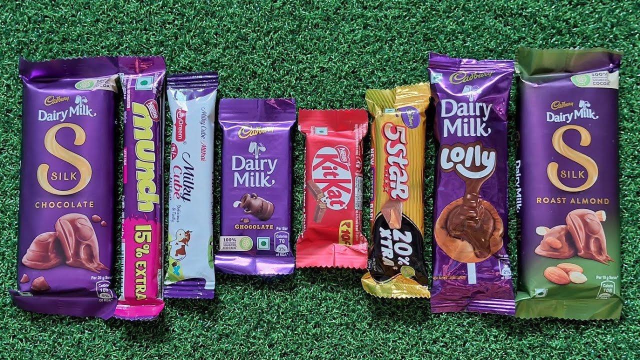Munch vs 5star vs Dairy Milk vs KitKat vs Milky cube vs Cadbury Dairy ...